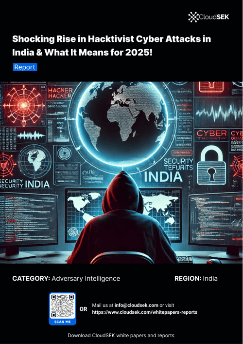 Shocking Rise in Hacktivist Cyber Attacks in India & What It Means for 2025! | CloudSEK